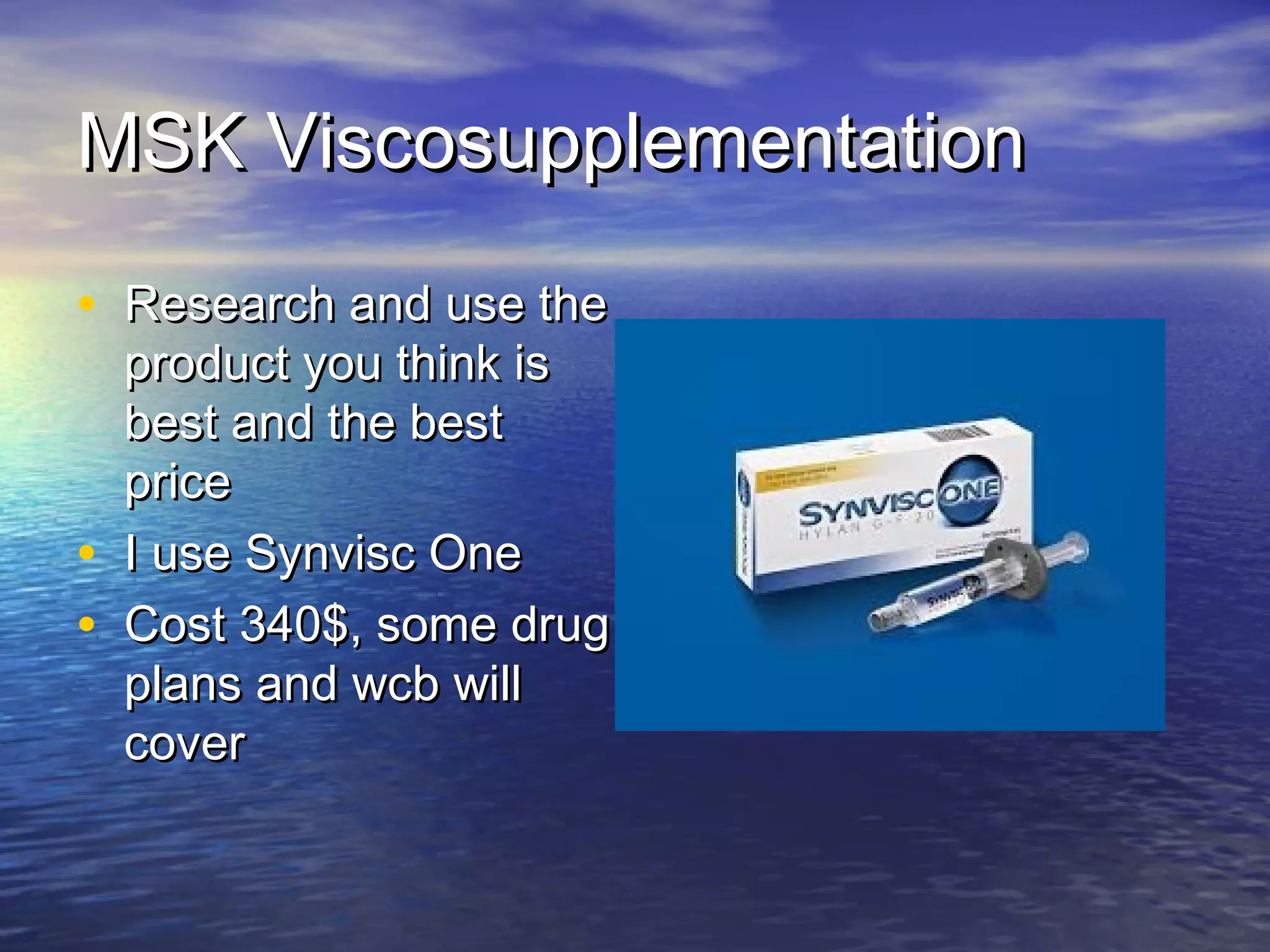 Musculoskeletal injections | PPT