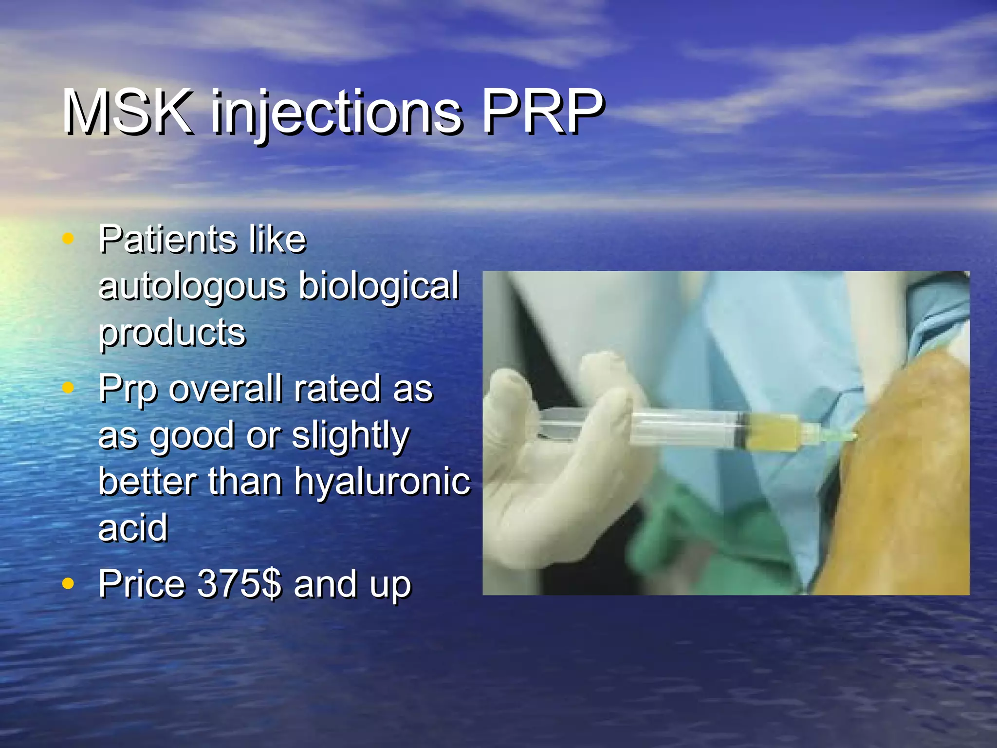 Musculoskeletal injections | PPT