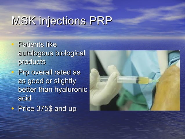 Musculoskeletal injections | PPT