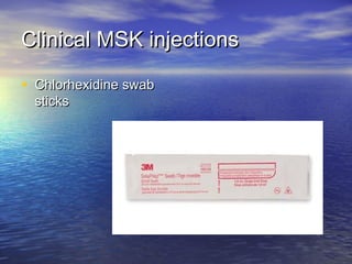 Musculoskeletal injections | PPT