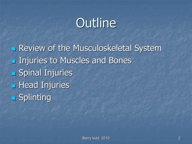 Musculoskeletal injuries | PPT | First Aid | Injuries