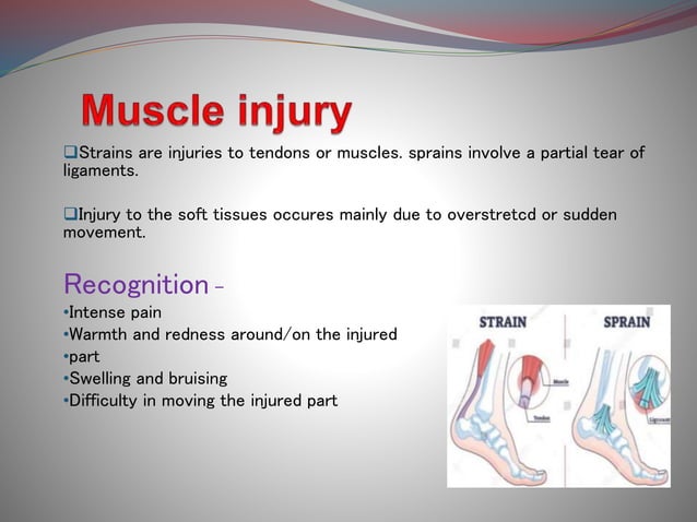 Musculoskeletal injury.pptx | First Aid | Injuries