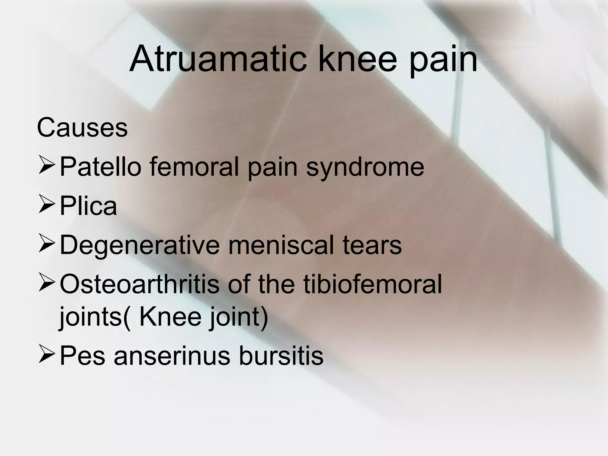 Musculo skeletal problems in the community | PPT