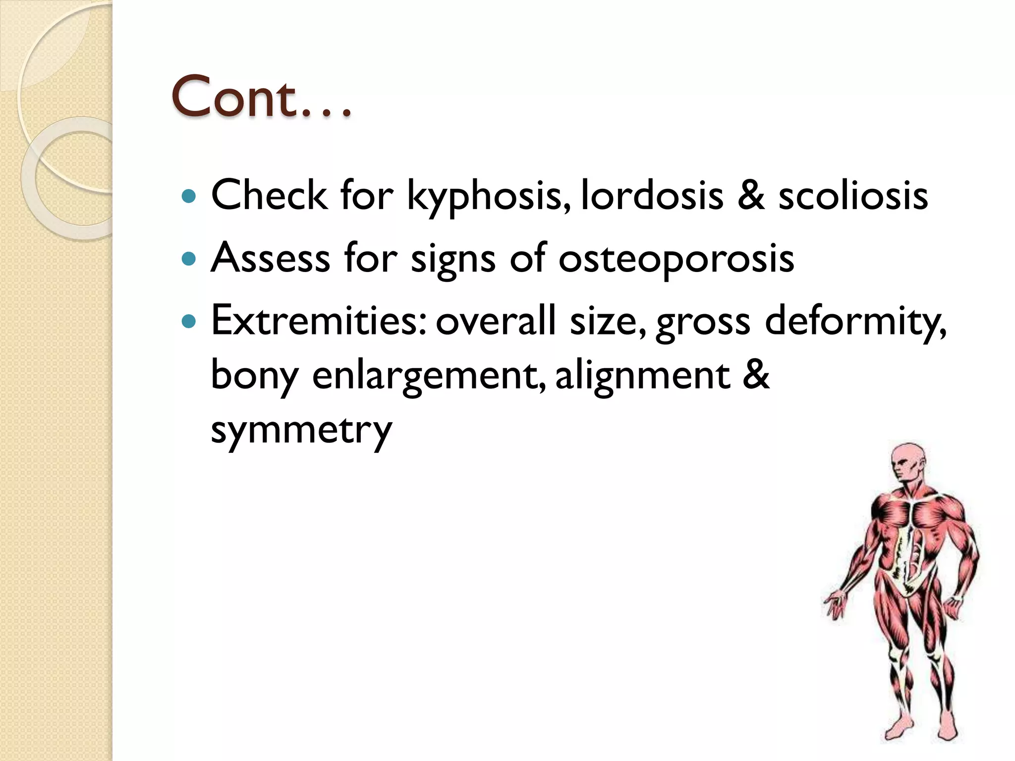 examination of Musculoskeletal system | PPTX
