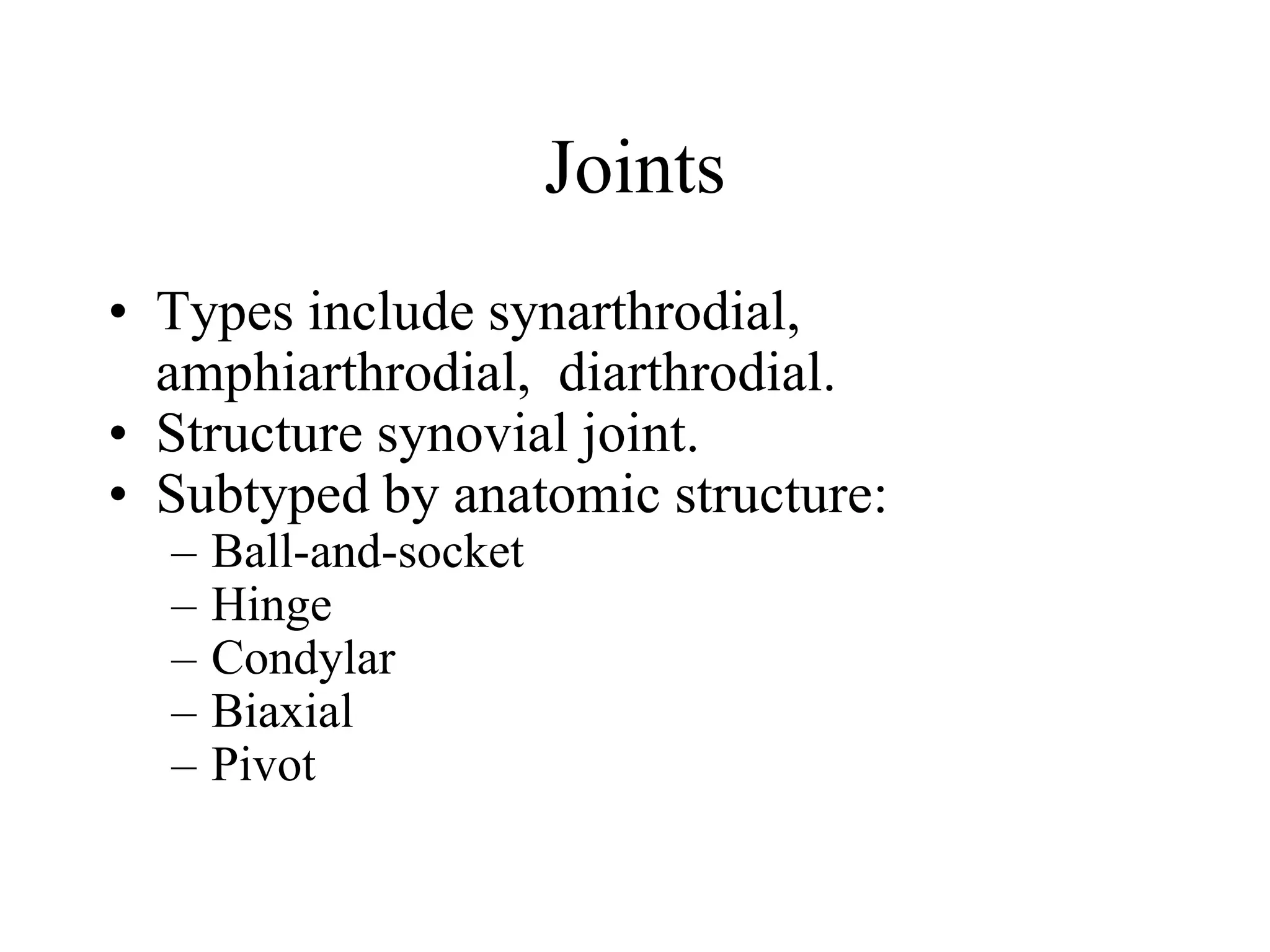 Musculoskeletal System | PPTX