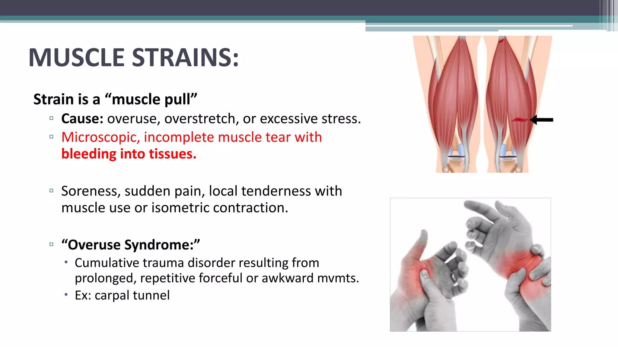 Musculoskeletal trauma | PPTX