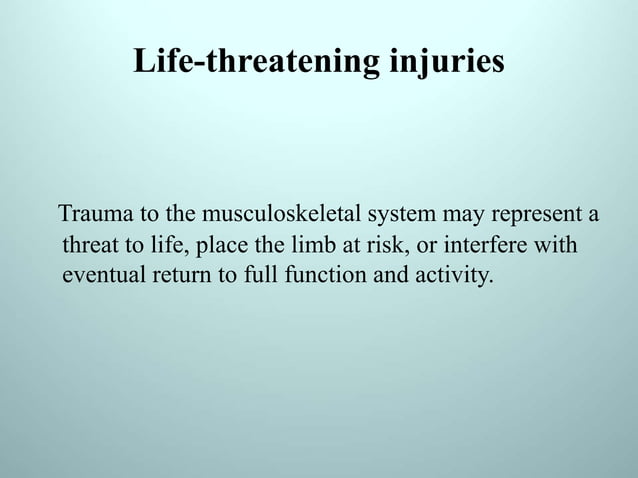 Musculoskeletal trauma - dr. Hendy .ppt