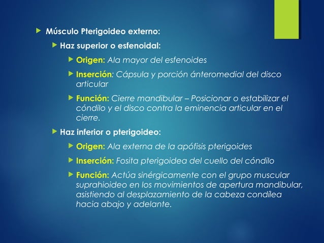 Musculos, ligamentos y atm | PPT