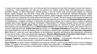Museo 4.0. Musei del territorio: multimedialità, innovazione ...