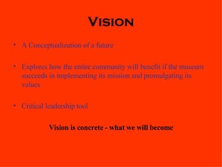 Museum Mission Statements | PPT