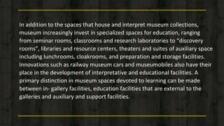 Museum auxiliary spaces | PPT
