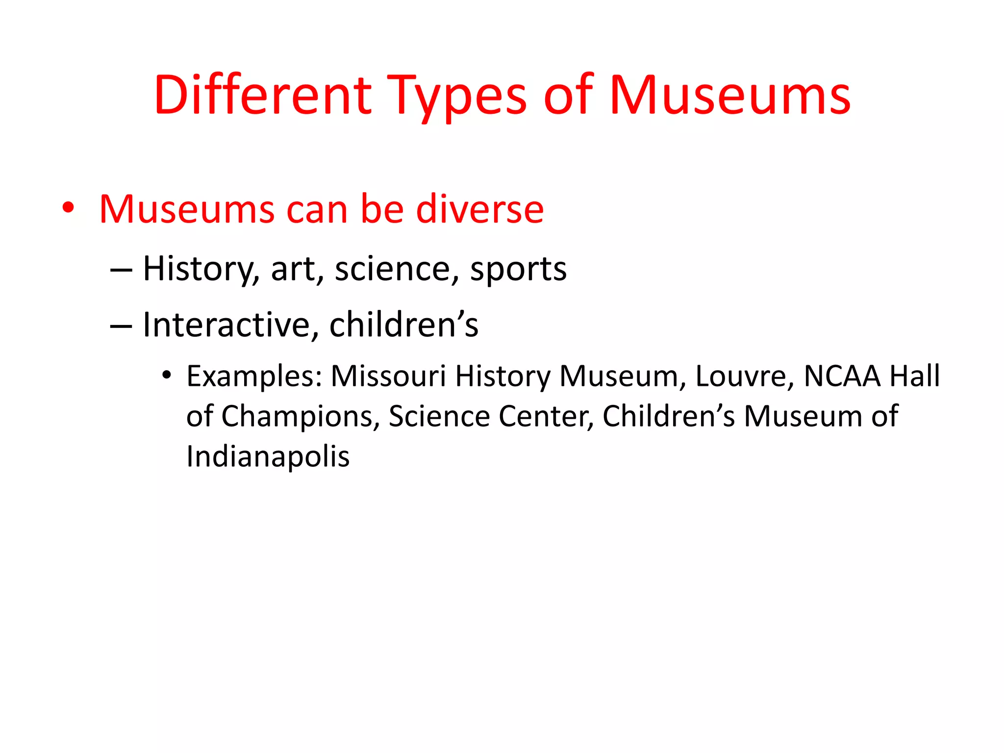 Museum Lesson 1 | PPTX