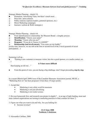 Museum Marketing 101 | PDF