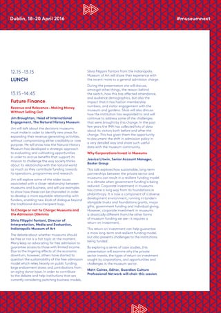 Museum next brochure_2016_web | PDF | Arts and Crafts | Hobbies & Interests