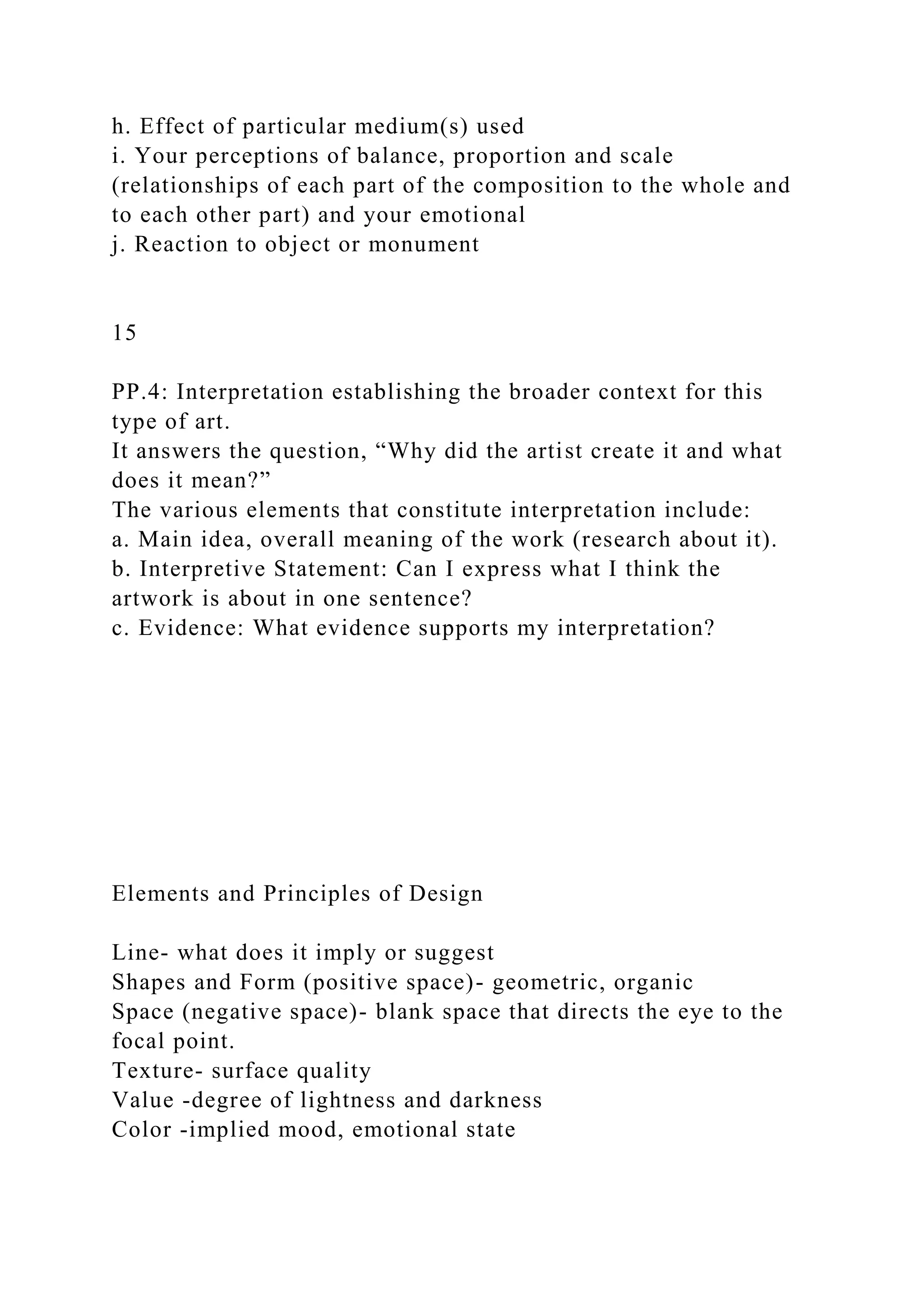 Museum paper Rubric Formal Analysis of Artwork Points 401..docx