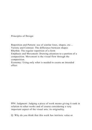 Museum paper Rubric Formal Analysis of Artwork Points 401..docx