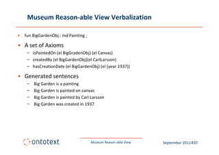 A Framework for Improved Access to Museum Databases in the Semantic Web ...