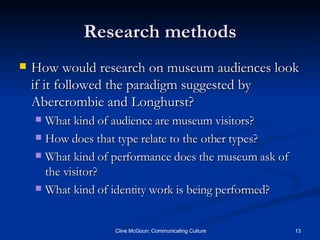 Museums Audiences | PPT