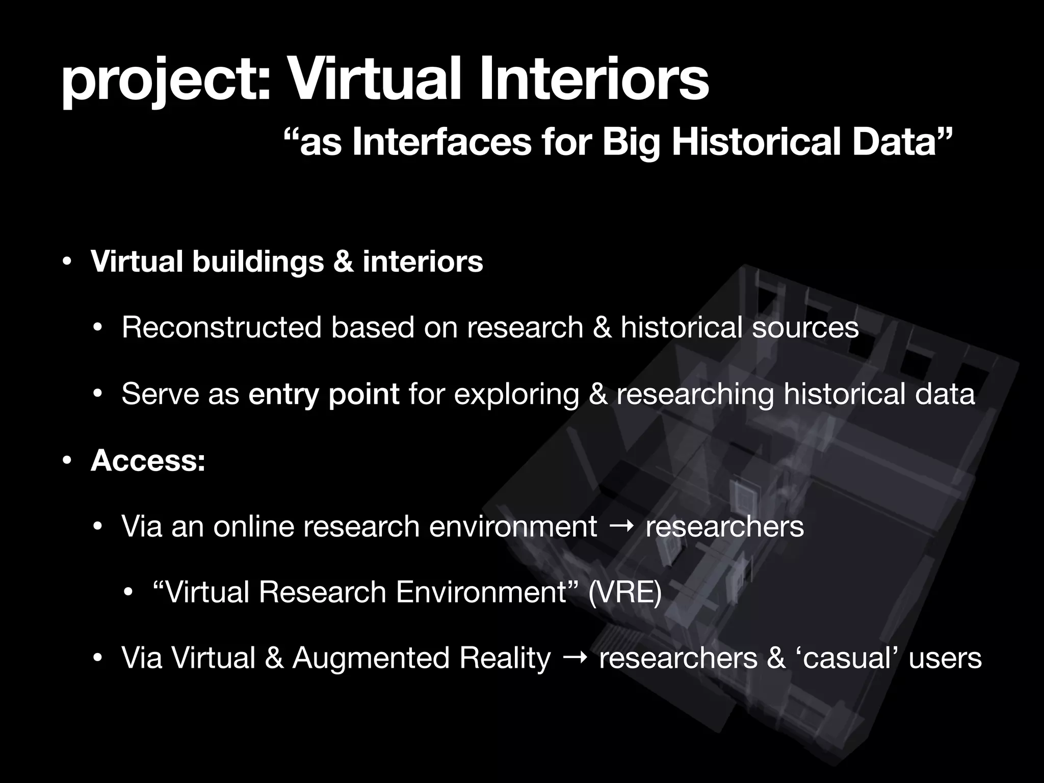 Experiential Interfaces: 3D reconstructions as entry points for ...