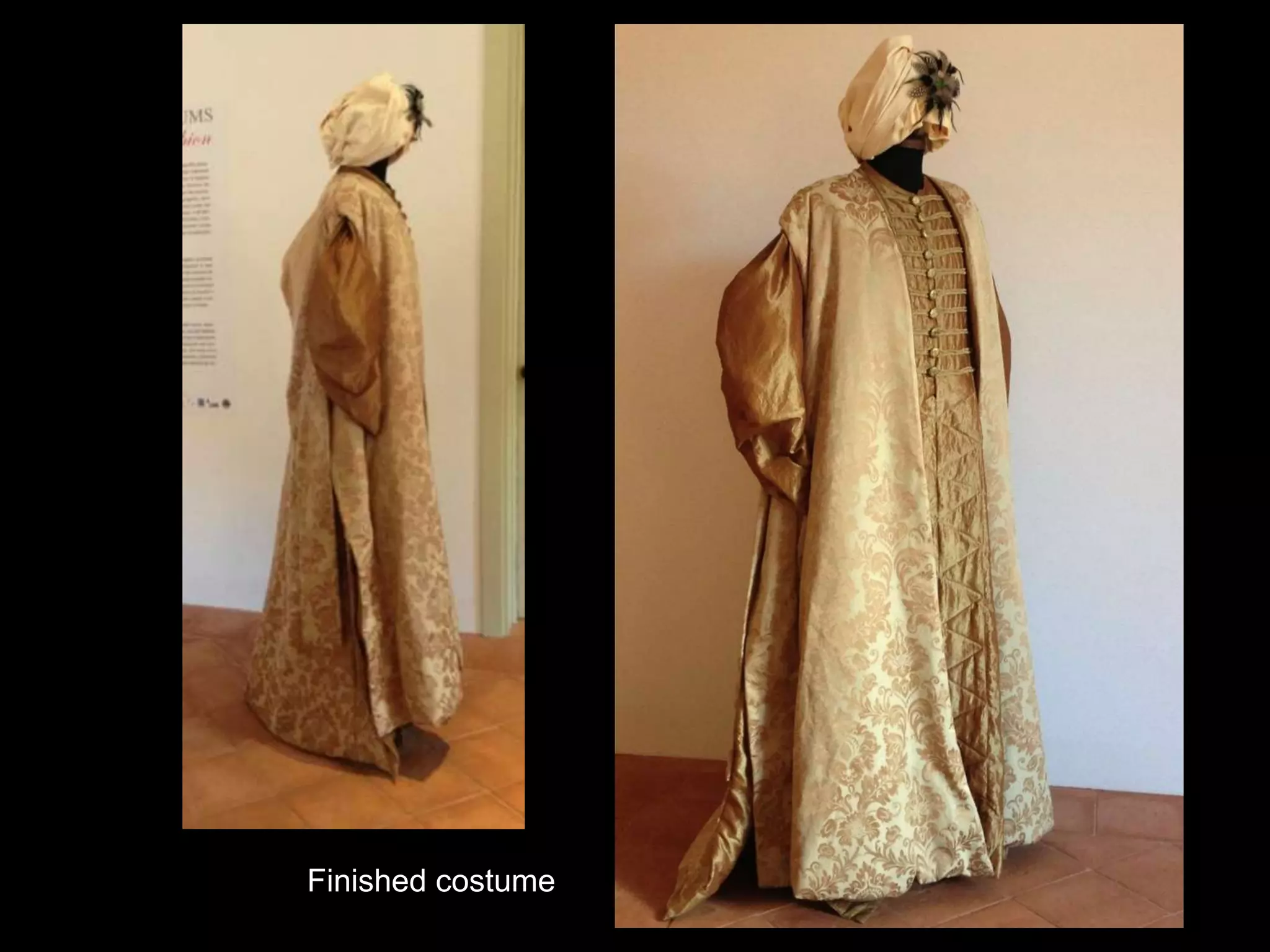 Museums in Fashion - PPT reconstruction of the sultan's clothes | PPTX