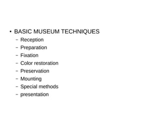 Museum techniques | ODP