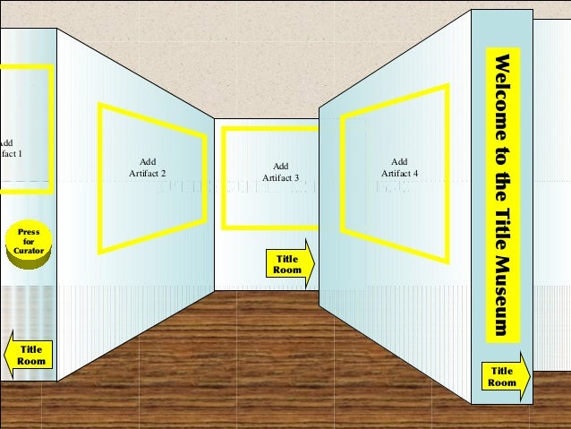 Museum template blue-yellow
