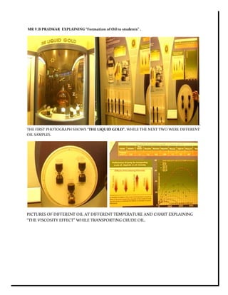 ONGC Museum Visit | DOCX | Zoos & Aquariums | Attractions