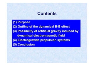 Antigravity: Biefeld-Brown Effect / ZPF field | PDF