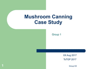Mushroom Case Template .ppt