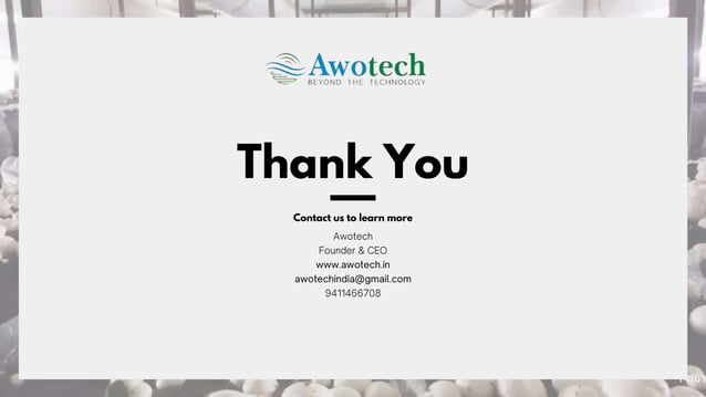 Mushroom compost For Cold Room -Awotech.pptx