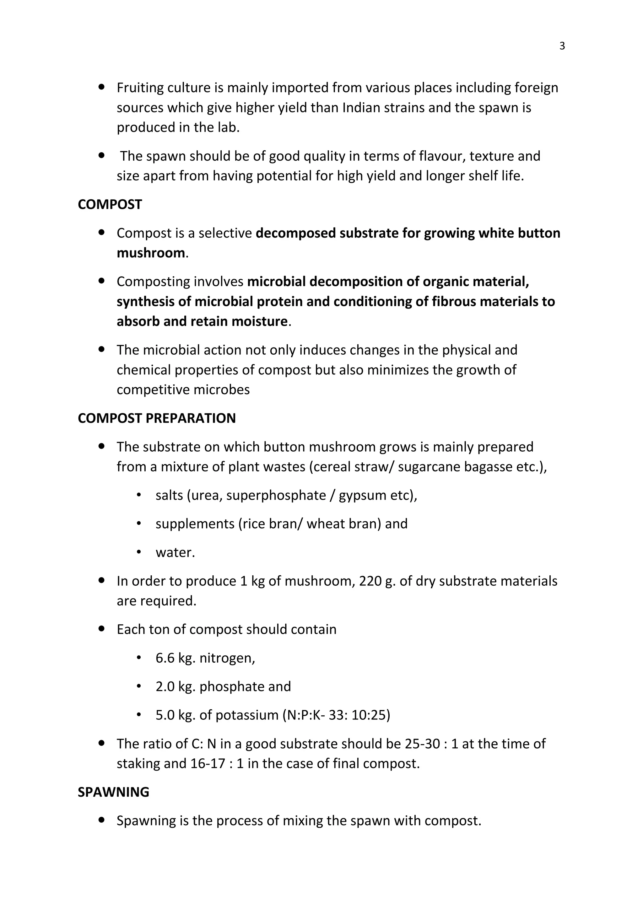 Mushroom cultivation pdf | PDF
