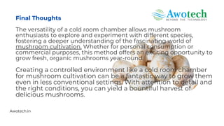 mushroom cultivation process in cold room-awotech.pdf | Gardening ...
