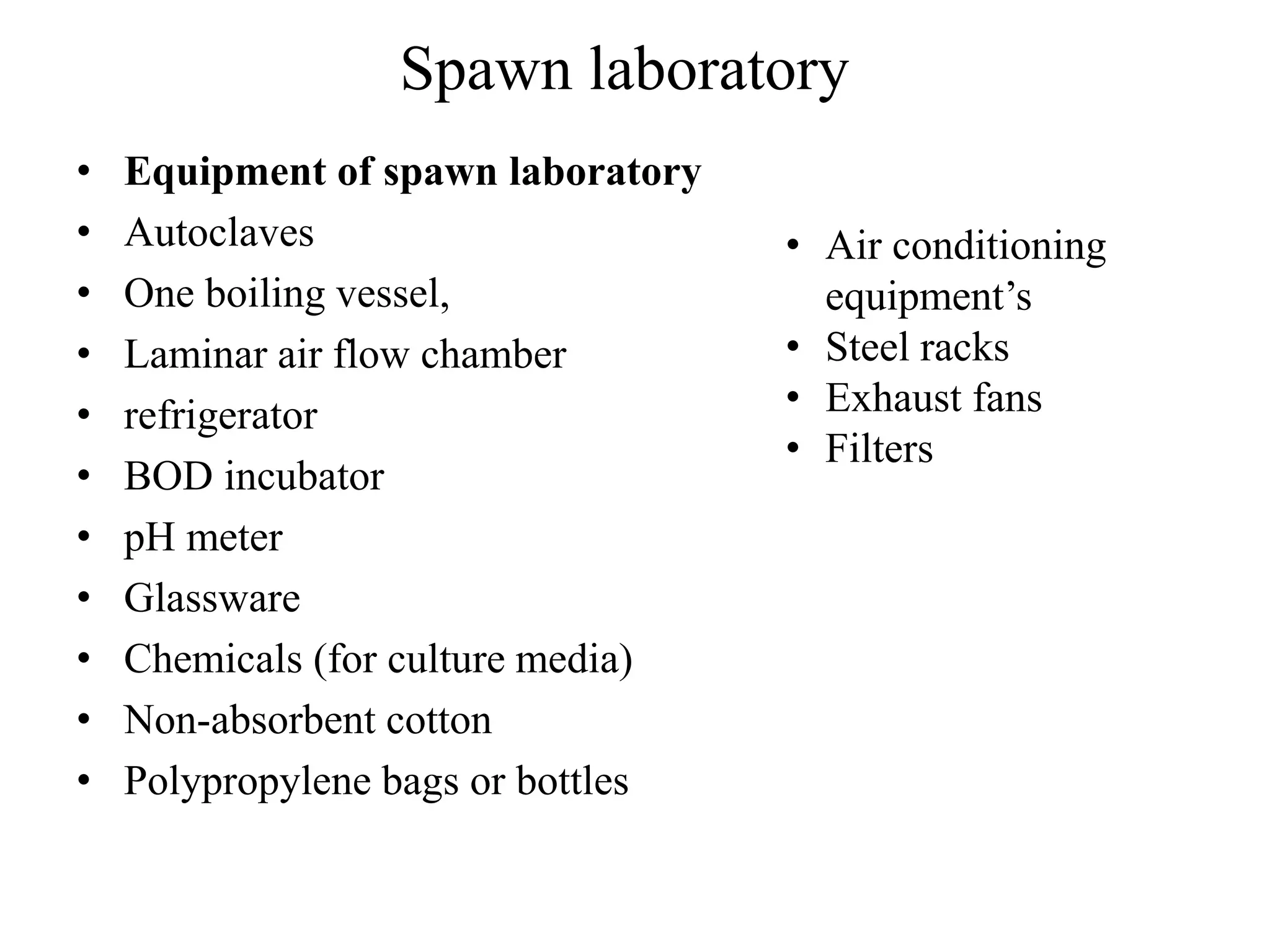 mushroom Spawn preparation | PPTX
