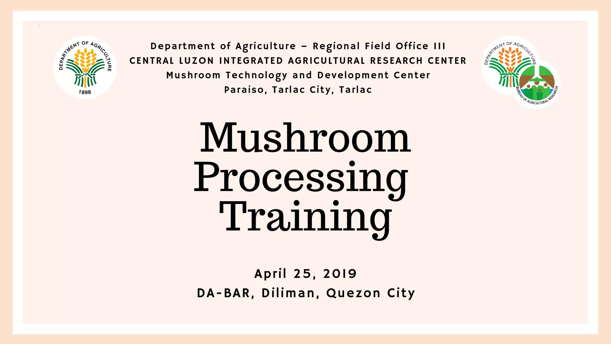 Mushroom Processing | PDF
