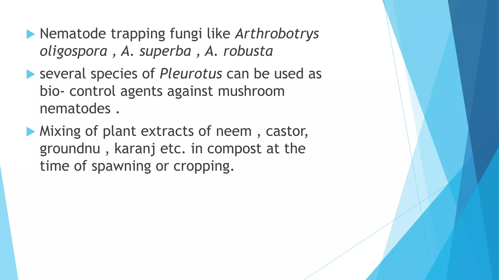 Diseases and insect Pests of Mushroom . | PPTX