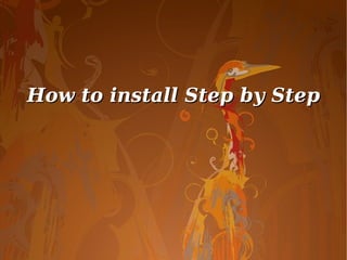 step by step to install the ubuntu | ODP