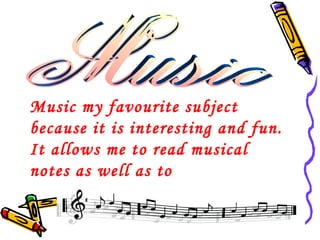 My favourite subject | PPT