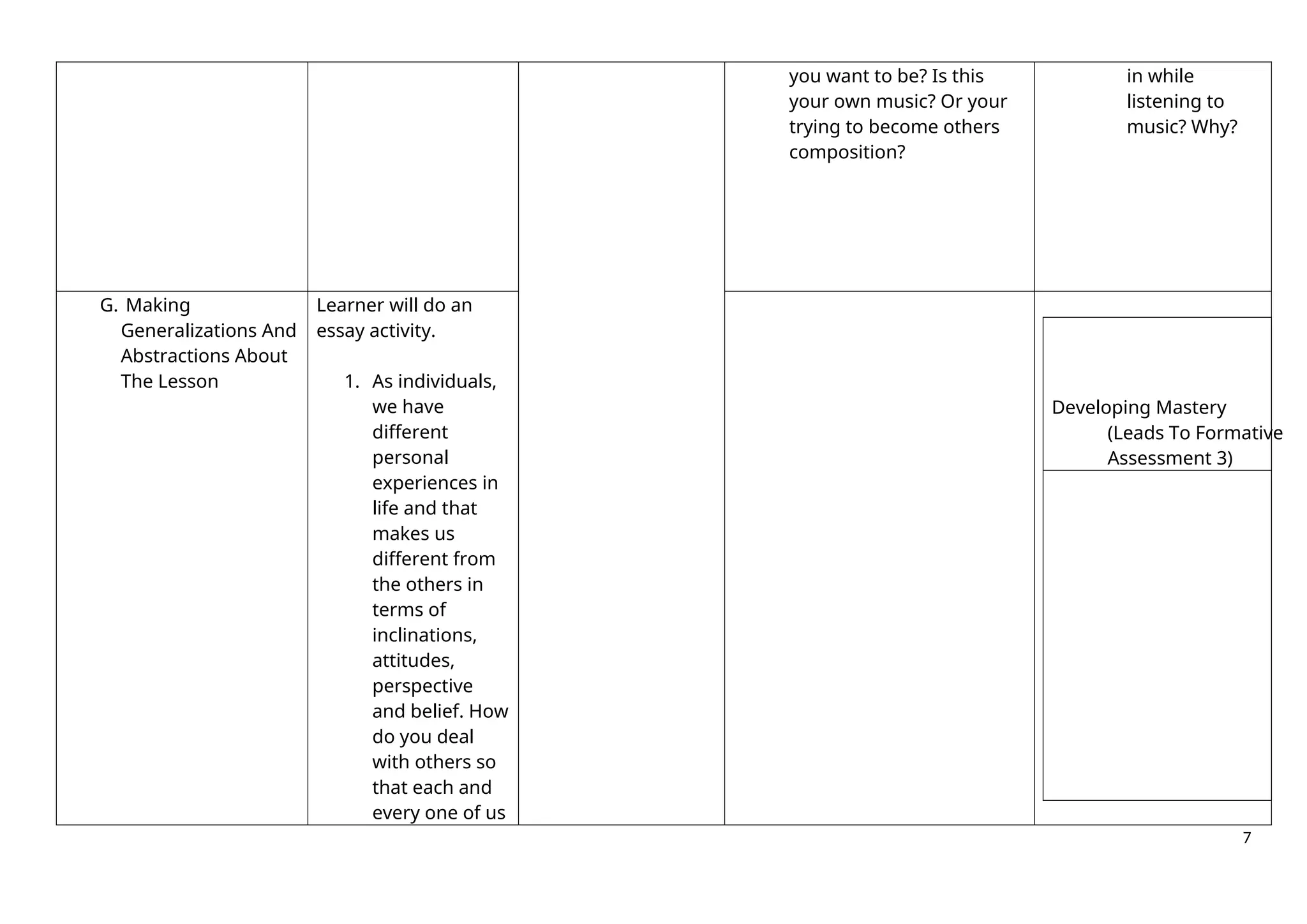 mapeh 10 muwsic quarter 1 lesson plan for grade 10 | DOCX