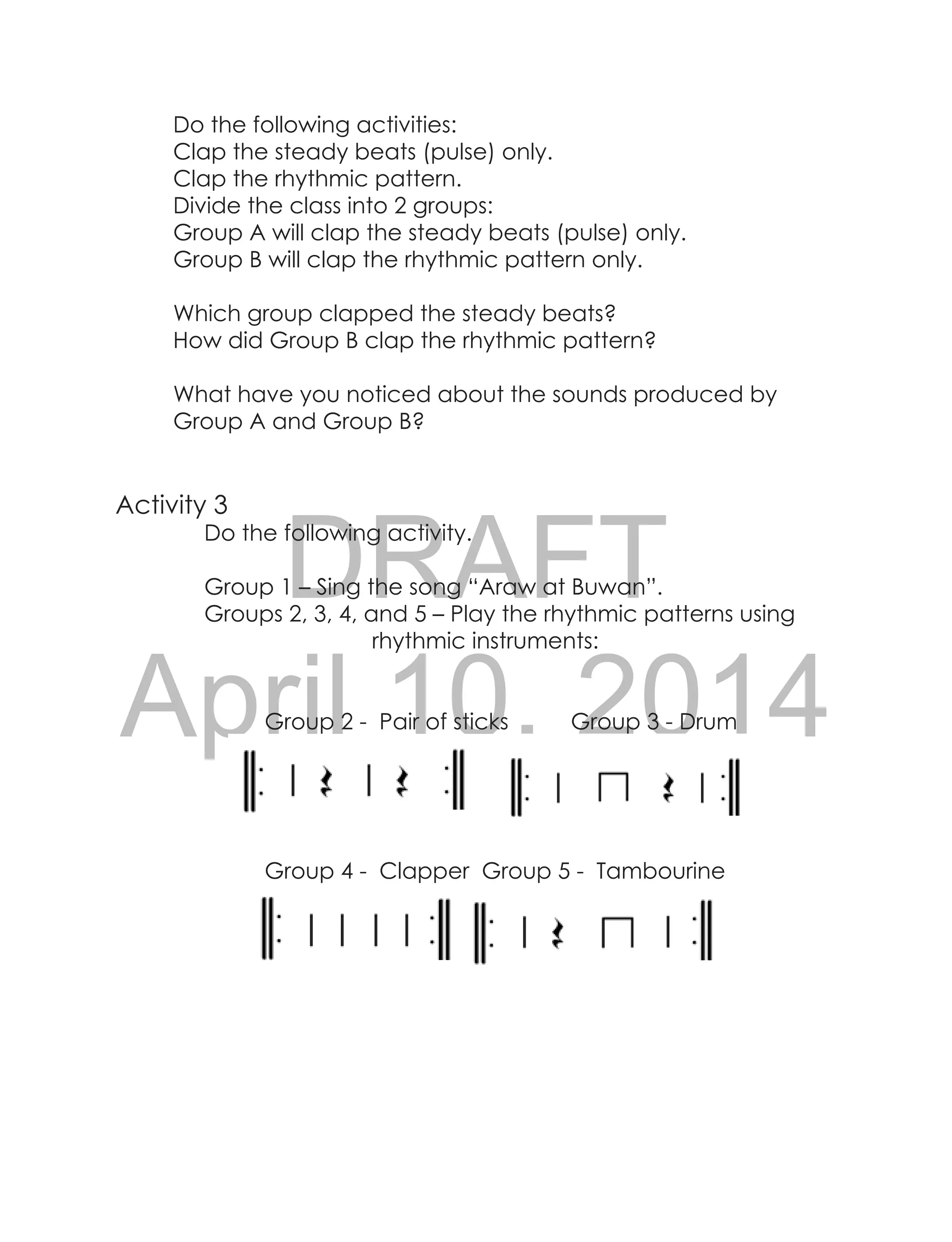 K TO 12 GRADE 3 LEARNING MATERIAL IN MUSIC | PDF