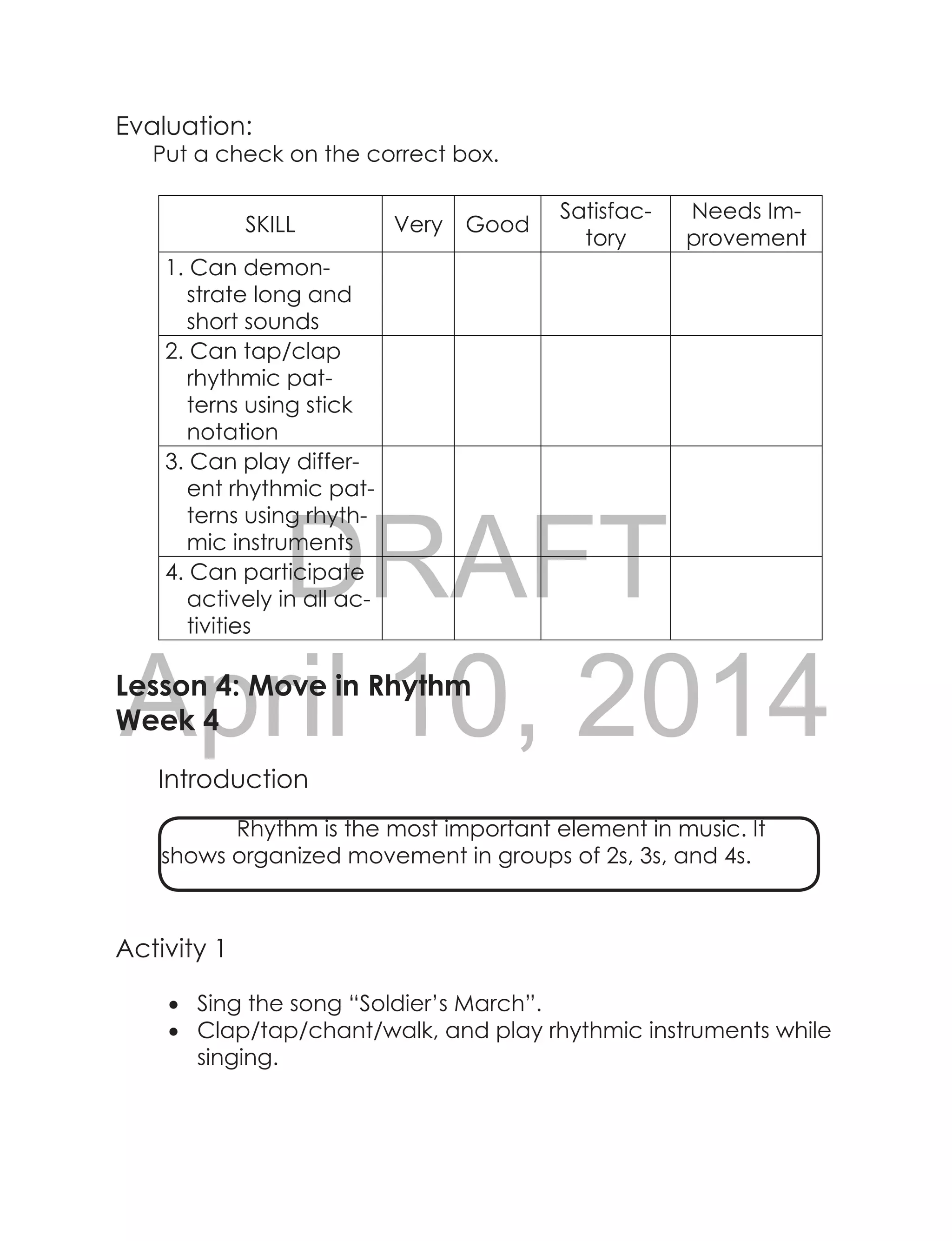 K TO 12 GRADE 3 LEARNING MATERIAL IN MUSIC | PDF