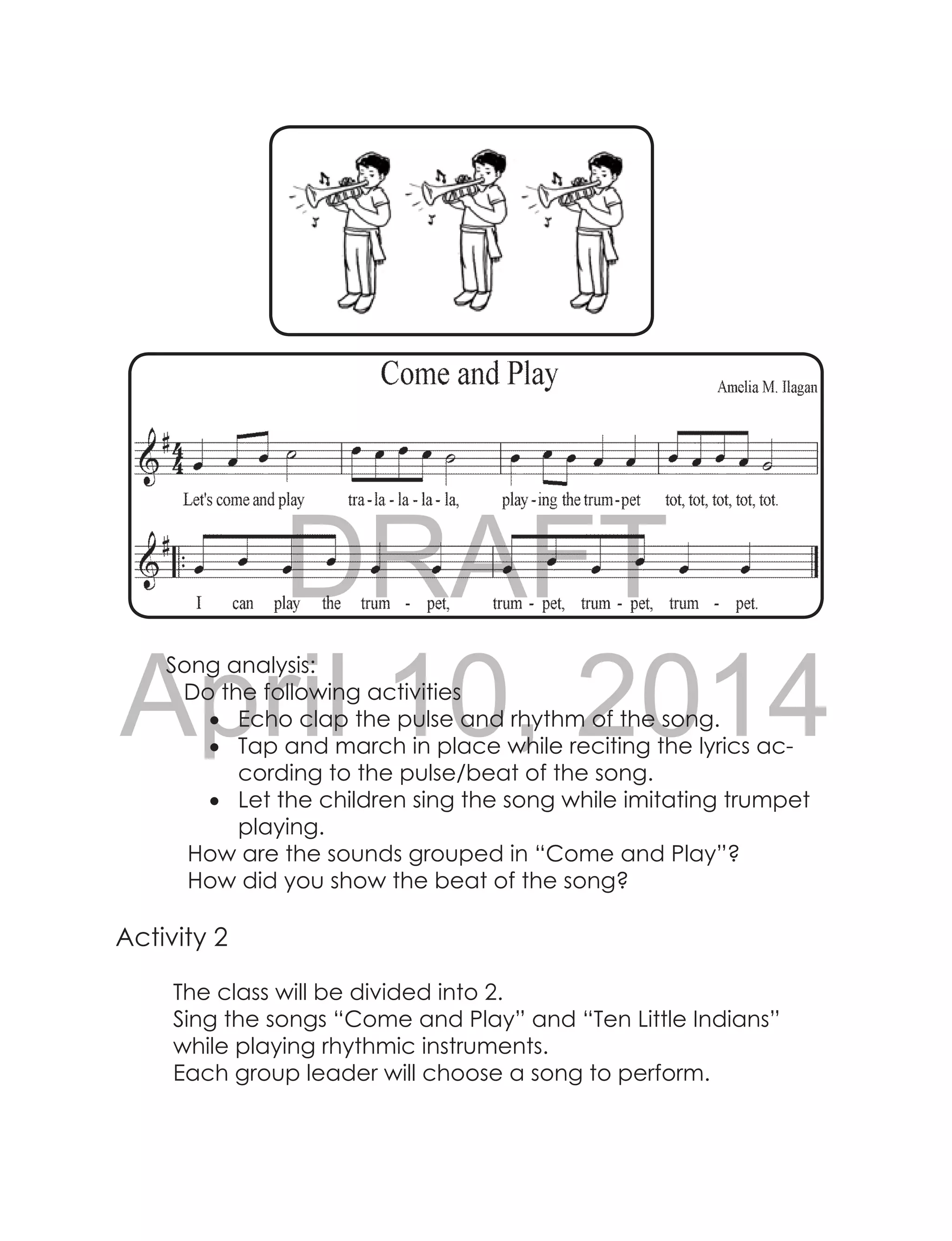 K TO 12 GRADE 3 LEARNING MATERIAL IN MUSIC | PDF