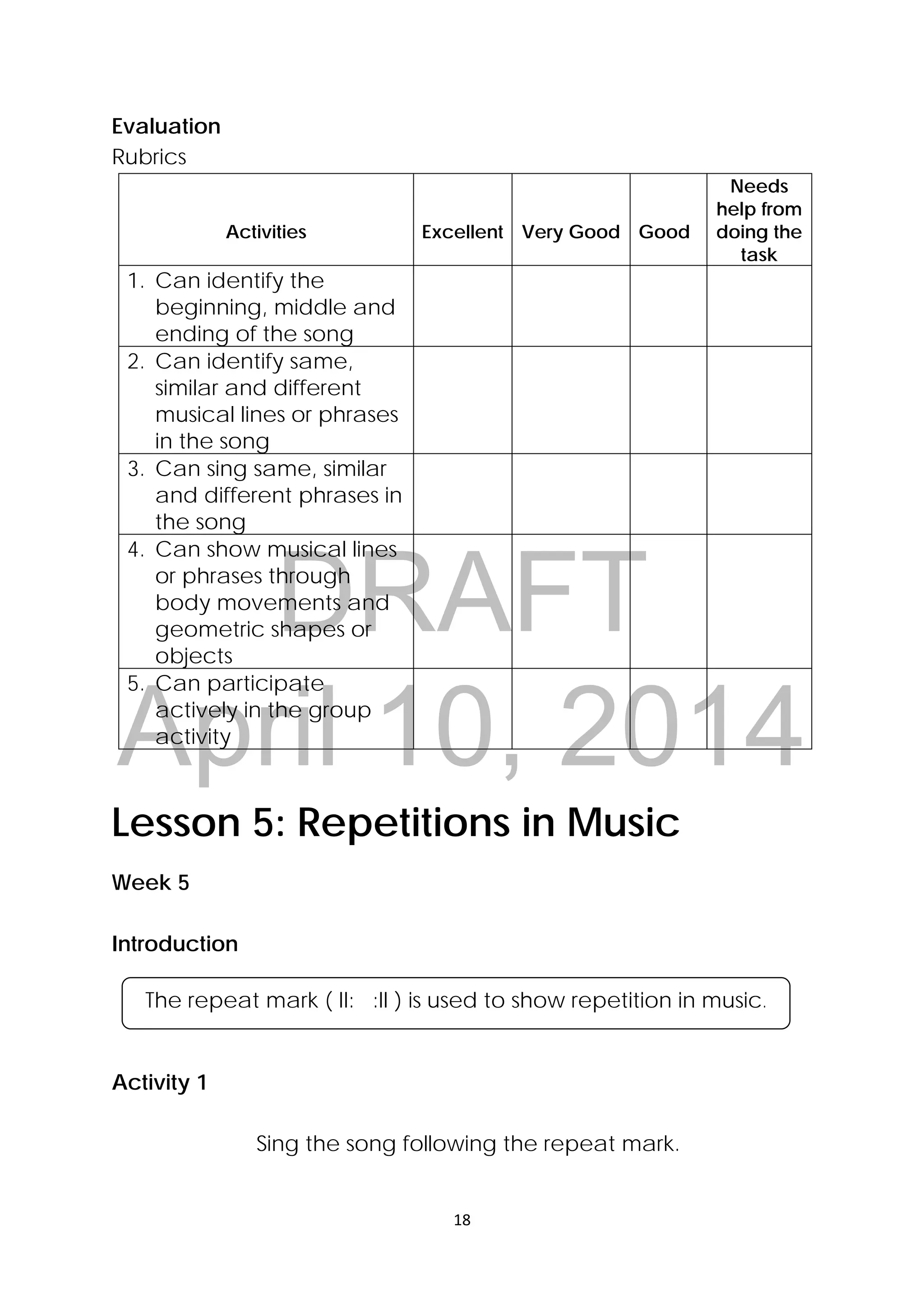 K TO 12 GRADE 3 LEARNING MATERIAL IN MUSIC | PDF