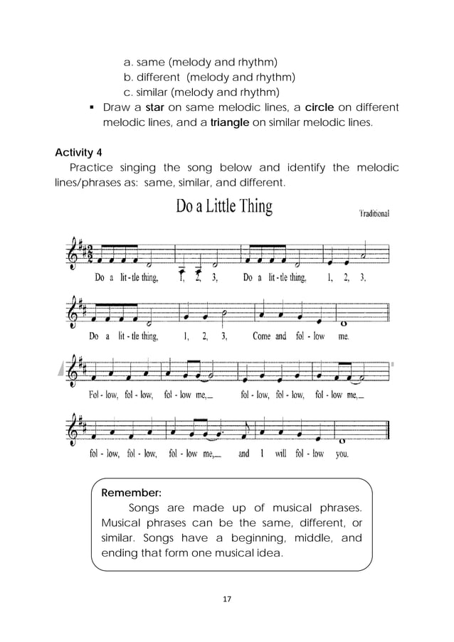 K TO 12 GRADE 3 LEARNING MATERIAL IN MUSIC | PDF