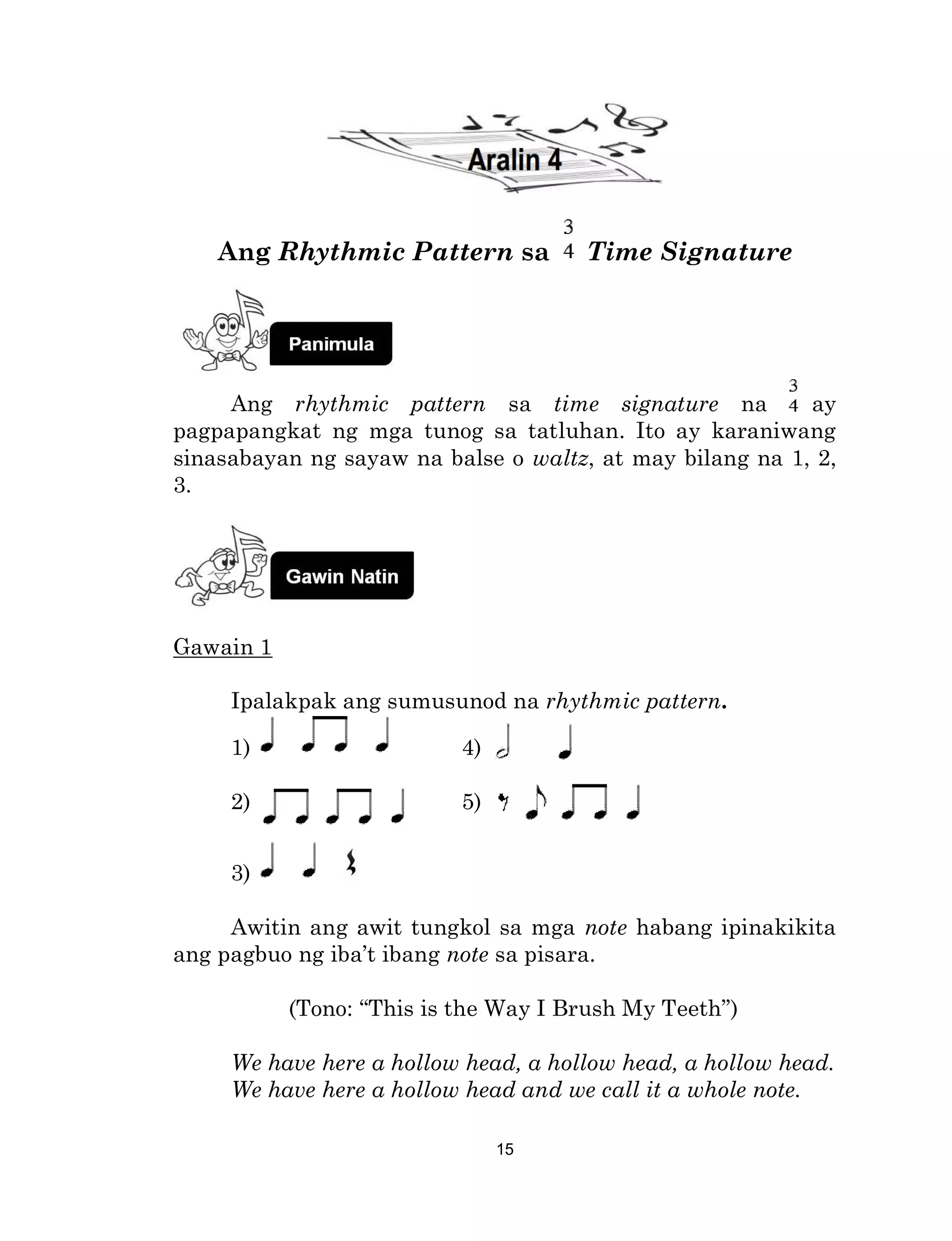 K TO 12 GRADE 4 LEARNER’S MATERIAL IN MUSIC (Q1-Q4) | PDF