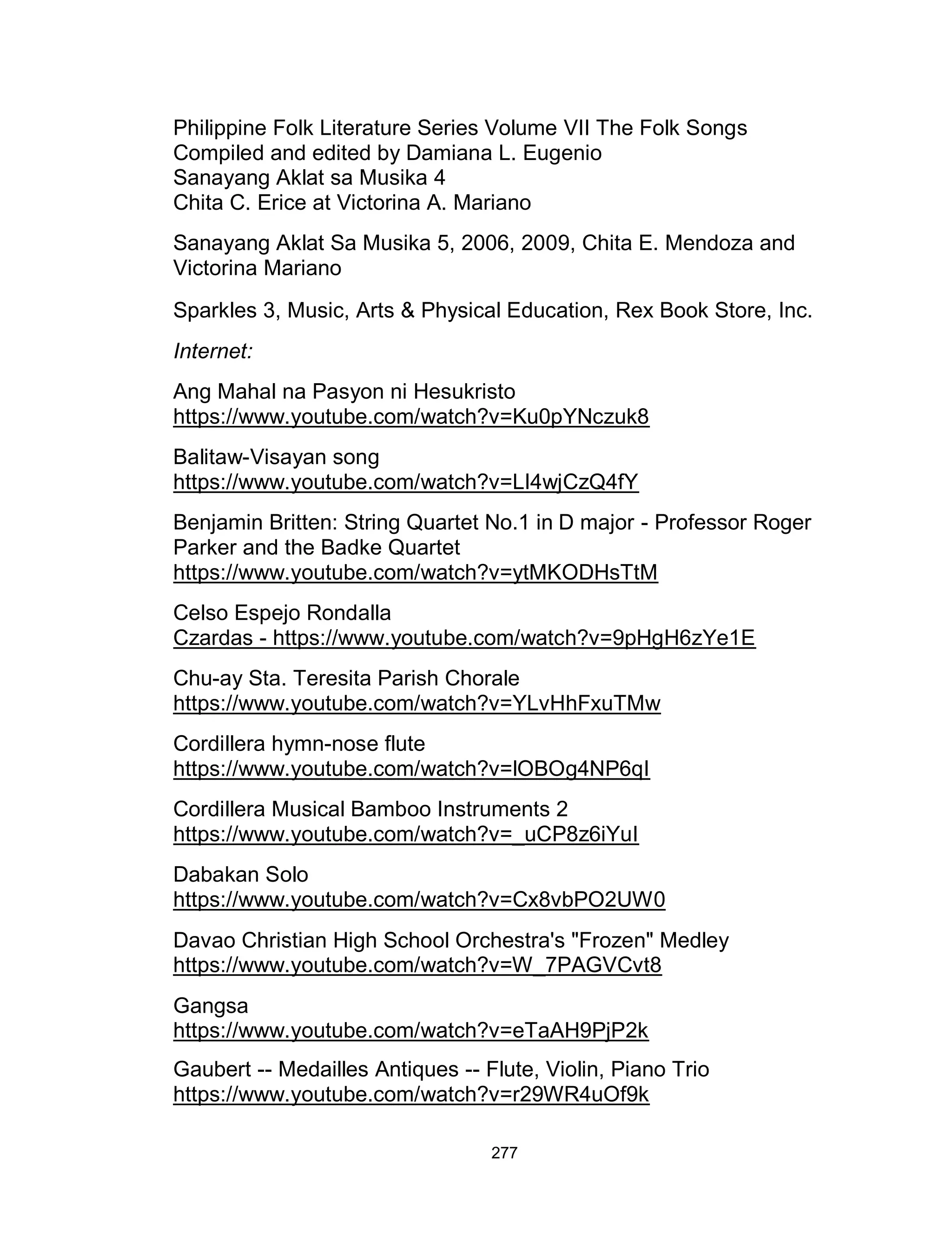 K TO 12 GRADE 4 LEARNER’S MATERIAL IN MUSIC (Q1-Q4) | PDF