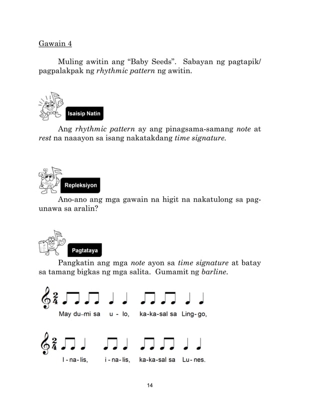 K TO 12 GRADE 4 LEARNER’S MATERIAL IN MUSIC (Q1-Q4) | PDF