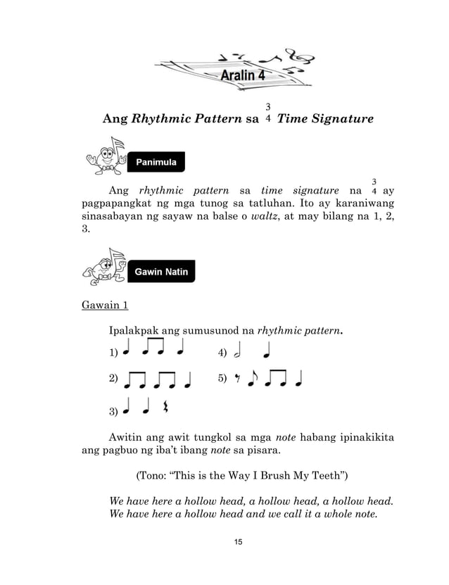 K TO 12 GRADE 4 LEARNER’S MATERIAL IN MUSIC (Q1-Q4) | PDF