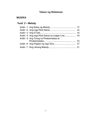 K TO 12 GRADE 4 LEARNER’S MATERIAL IN MUSIC (Q1-Q4) | PDF