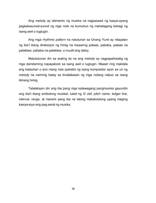 K TO 12 GRADE 4 LEARNER’S MATERIAL IN MUSIC (Q1-Q4) | PDF