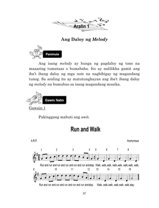 K TO 12 GRADE 4 LEARNER’S MATERIAL IN MUSIC (Q1-Q4) | PDF